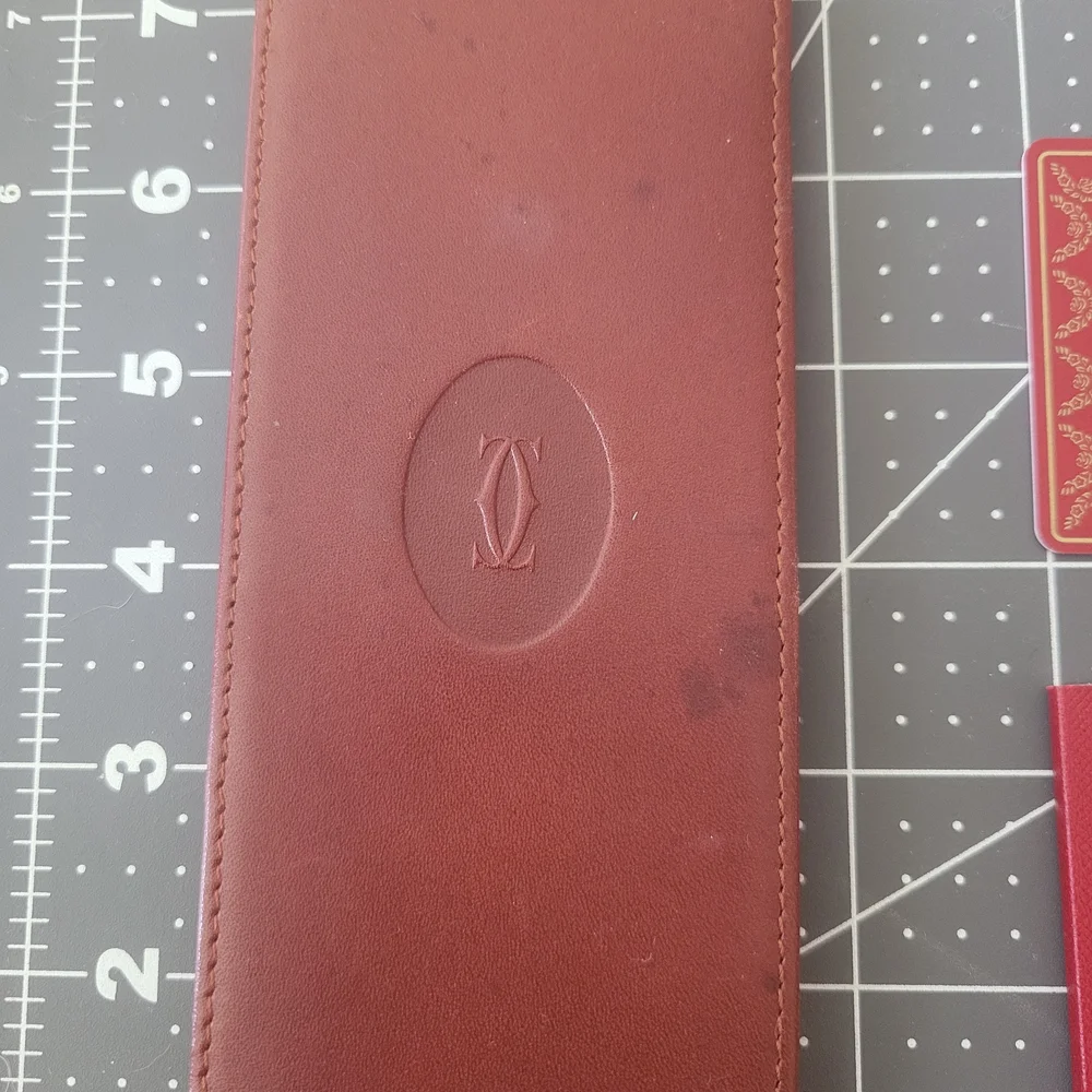 Cartier | Accessories | Cartier Red Leather Glasses Case | Poshmark